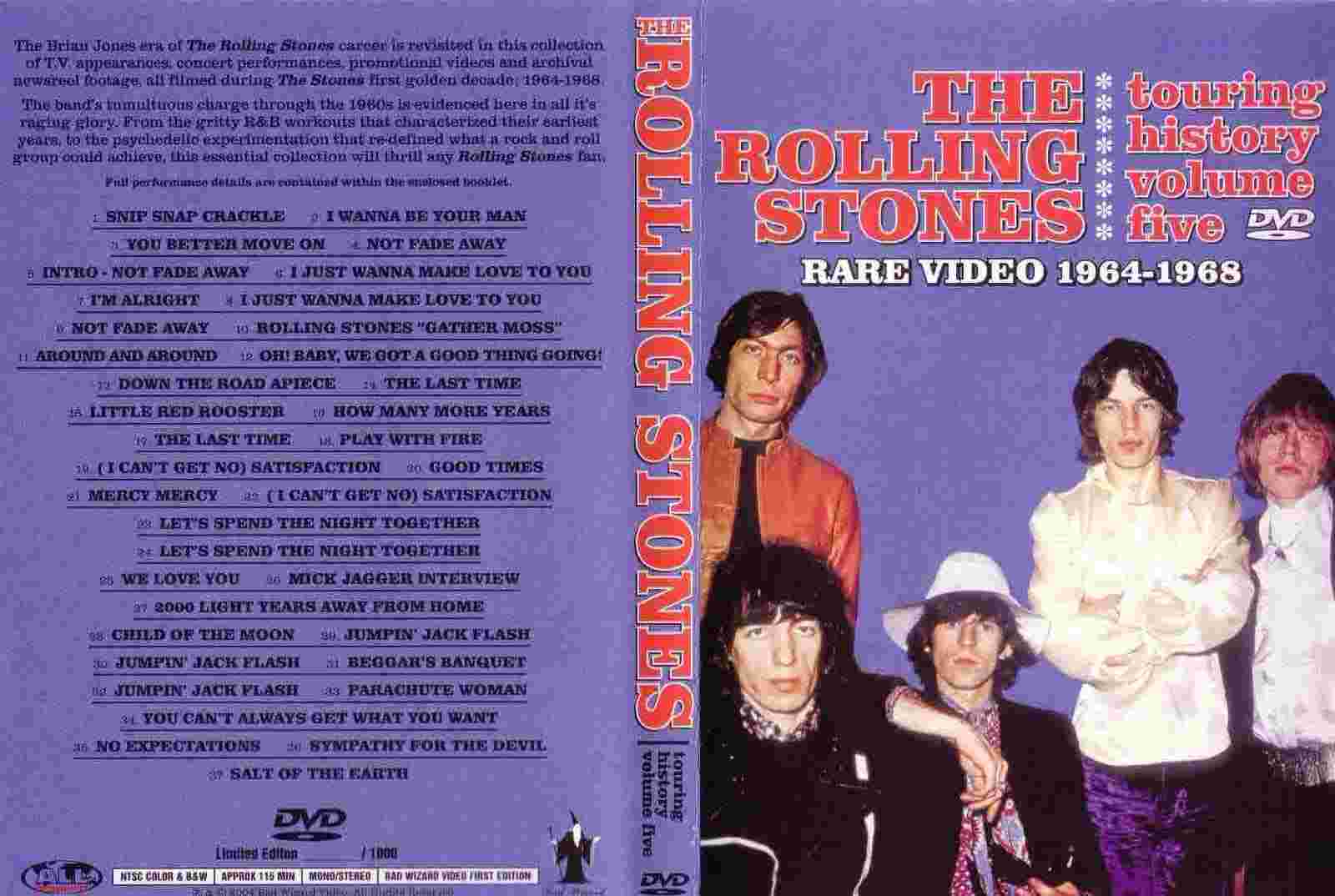 The Rolling Stones Rare Videos 1964 1968 : Front | DVD Covers | Cover ...